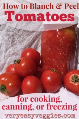 How to Blanch Tomatoes for Freezing, Canning, or Cooking ⋆ The Very ...